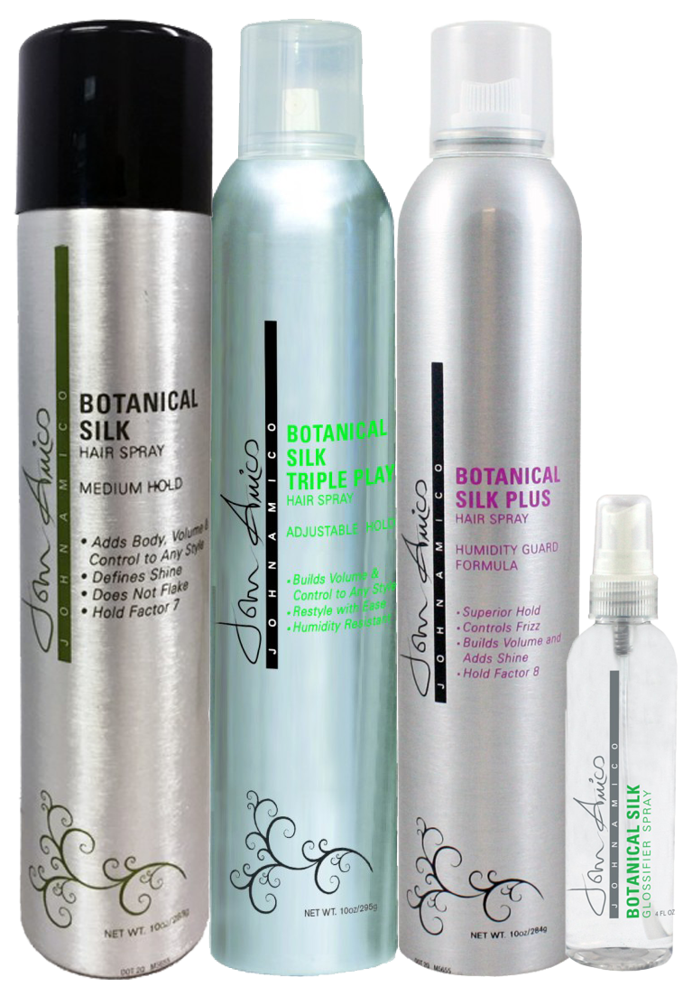 BOTANICAL SILK HAIR SPRAY (10oz) | Professional Stylist Salon Grade ...